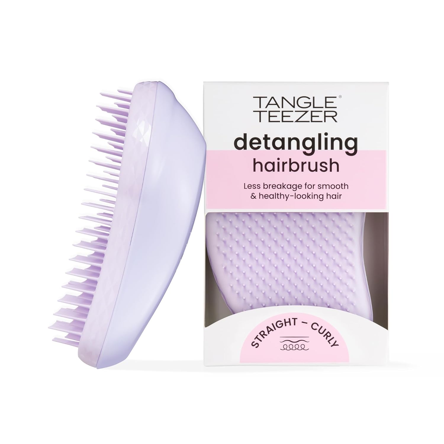 Amazon.com : Tangle Teezer Original Detangler Brush, Dry & Wet ...
