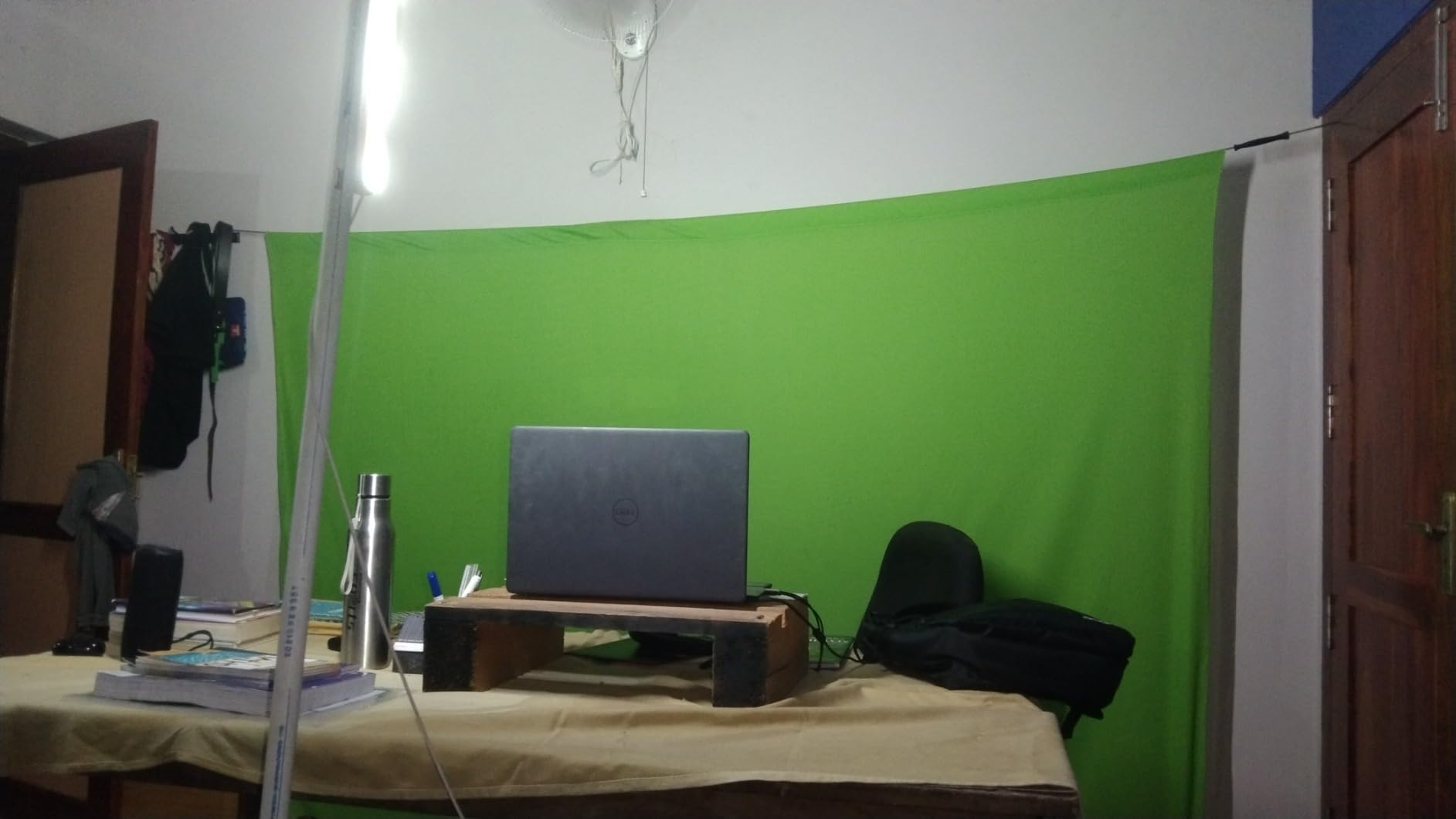 HomeArt Green Screen Backdrop with Stand, 8FT X 10FT Wide Green Screen ...
