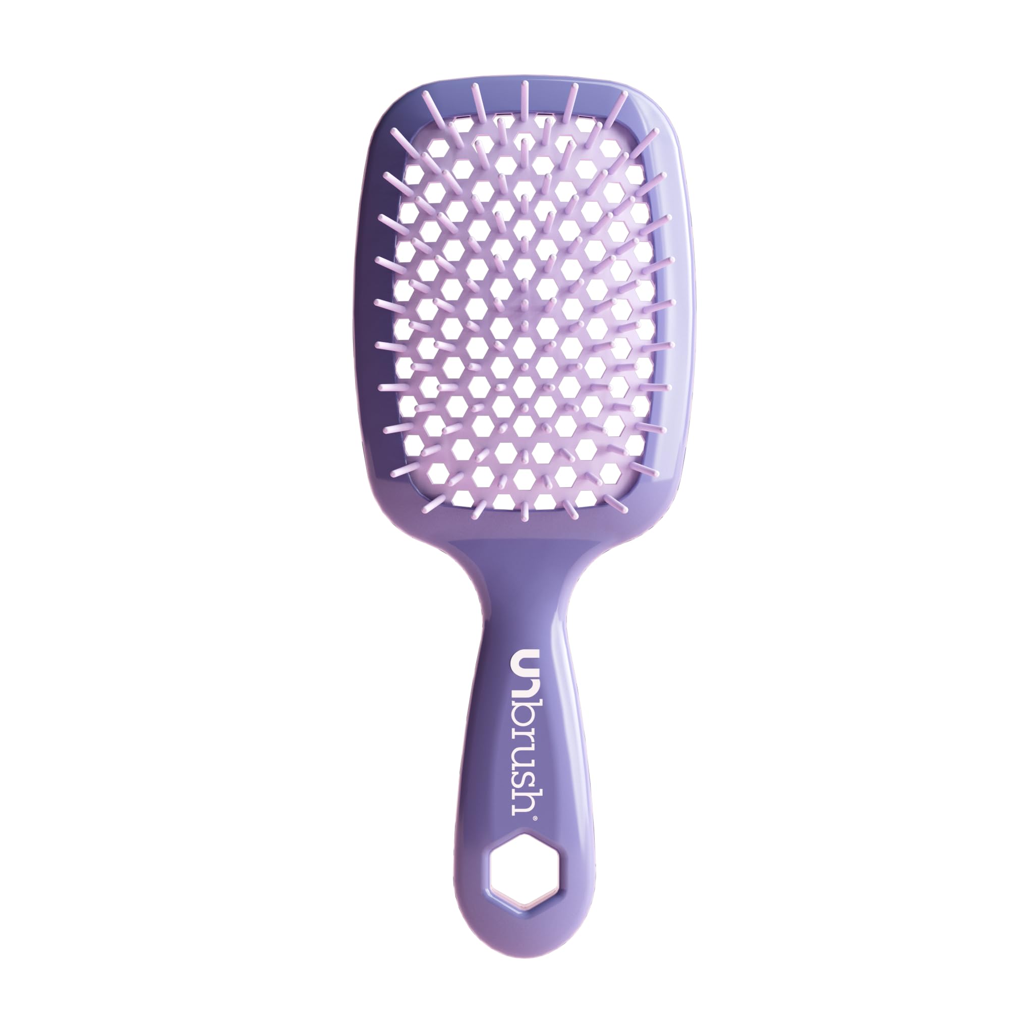 FHI HEAT UNbrush Wet & Dry Vented Detangling Hair Brush, Lavender Dark ...