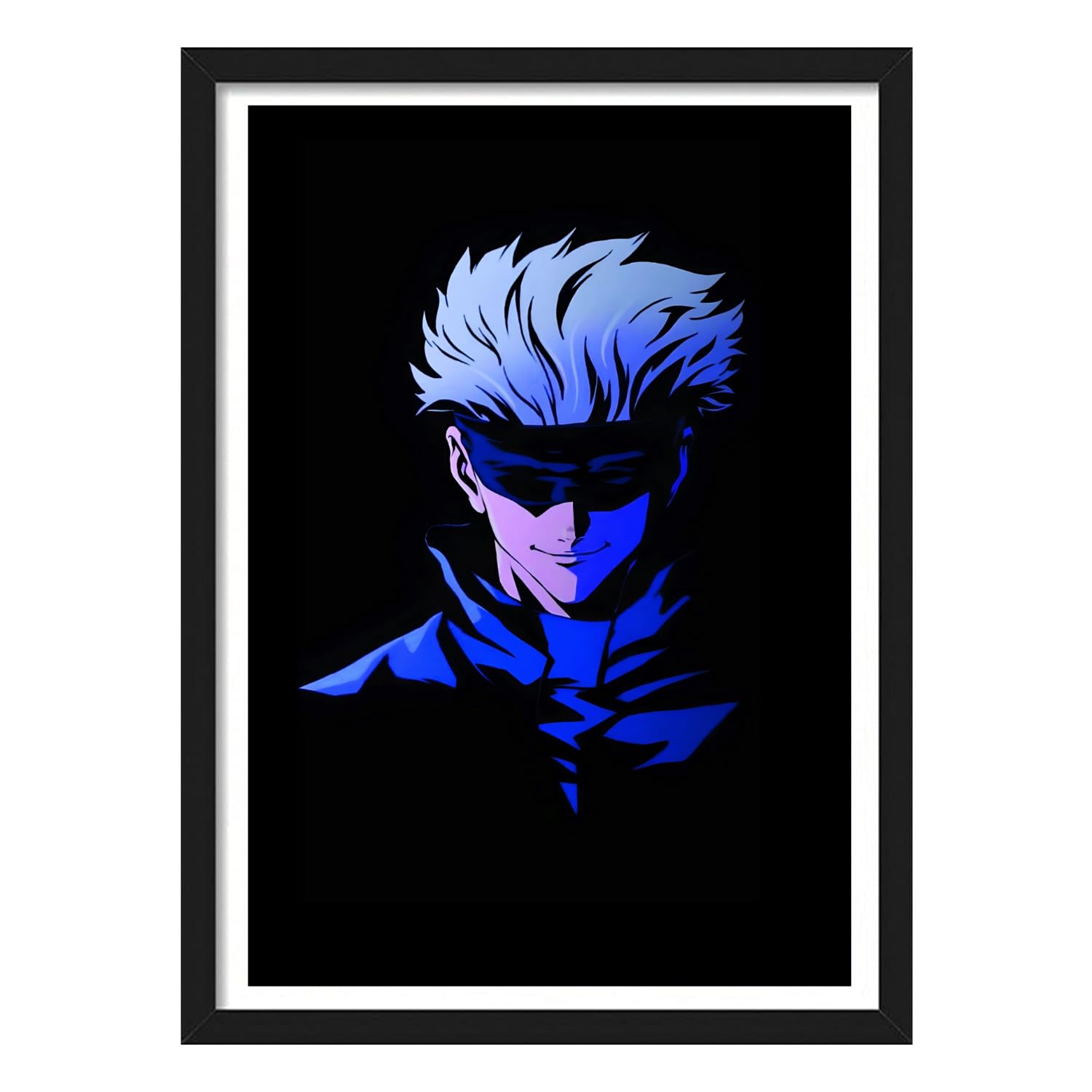 Yourcanvas Gojo Satoru X Minimalistic Artwork Jujutsu Kaisen Framed ...