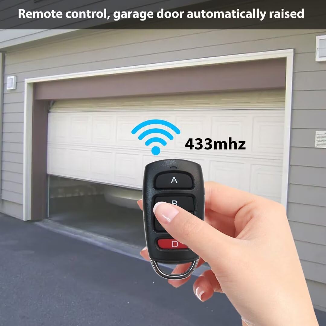 New 433mhz Garage Door Remote Control Remote Cloner for Electric Gate ...