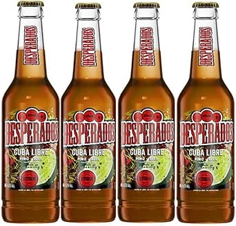 Desperados Cuba libre Lager Beer 400ml - Cola & Lime Flavour | 4 Pack ...