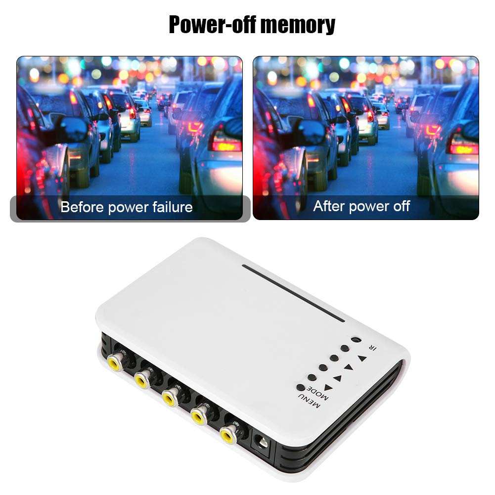 Dvr Recorder For Tv 4ch Color Video Quad Processor Splitter For Cctv ...