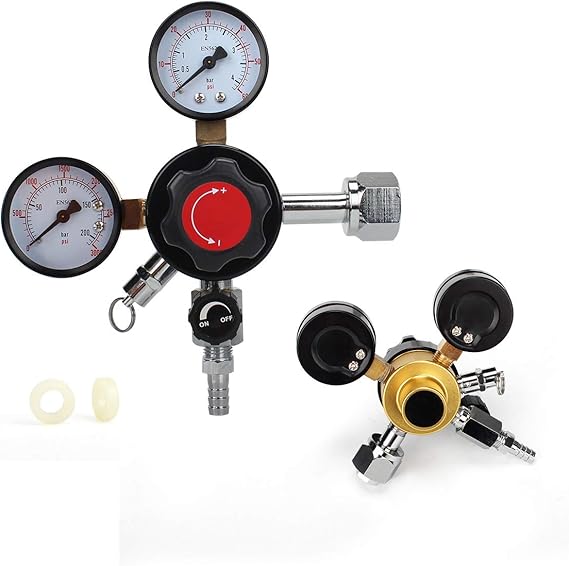 Amazon.com: CO2 Beer Regulator for Home brewing Kegerator Draft Beer ...