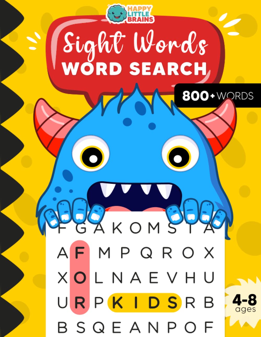 Sight Words Word Search for Kids ages 4-8: 101 Word Search Puzzles ...