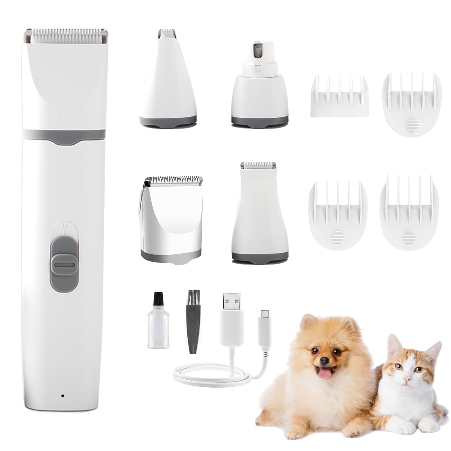 Dog Clippers, Dog Grooming Clippers, Dogs Hair Clippers Grooming Kit ...