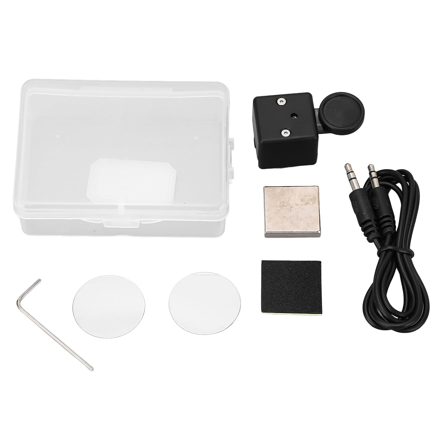 Kuuleyn CW Morse Code Key Round 3.5mm Connector Strong Magnetic Base ...