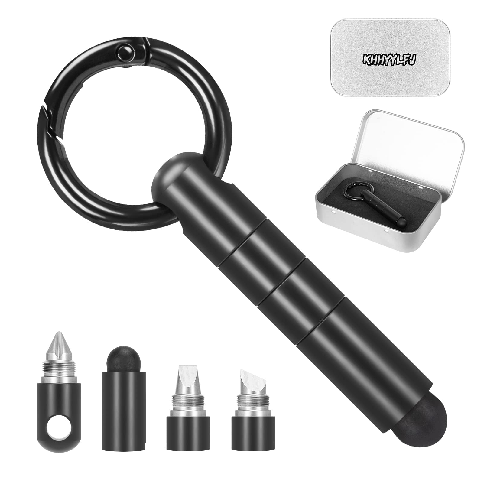 Box Cutter Pocket Mini Keychain Edc Multi Tool Titanium Cardboard ...