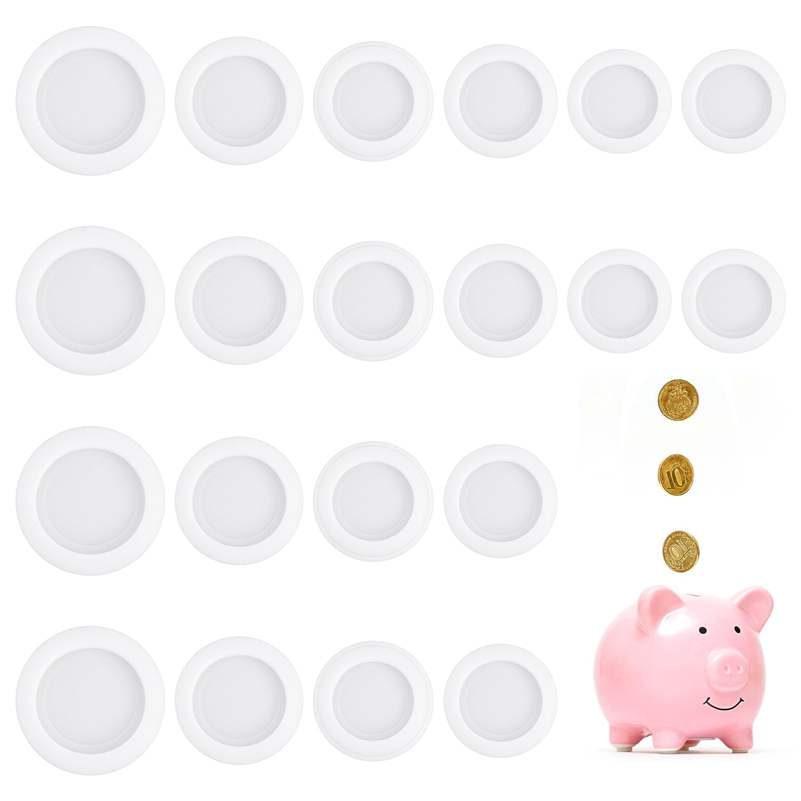 Amazon.com : DSLSQD 20 Pieces Rubber Saving Box Plug, Piggy Bank Plug ...