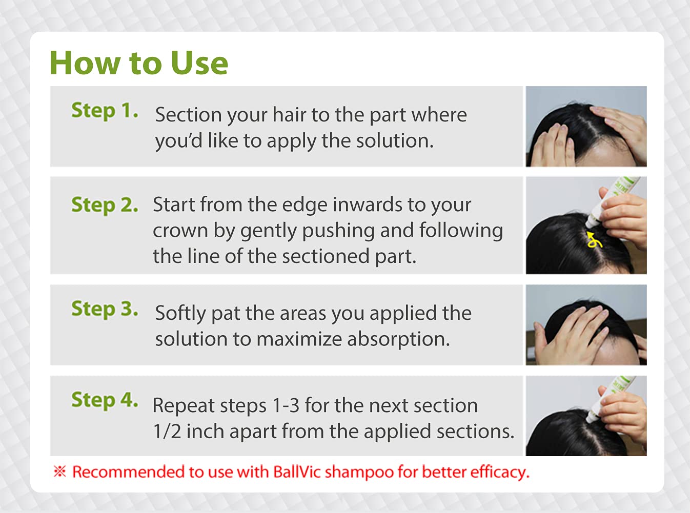 BallVic AIS Solution – Alopecia Areata – Cuidado del cuero cabelludo ...