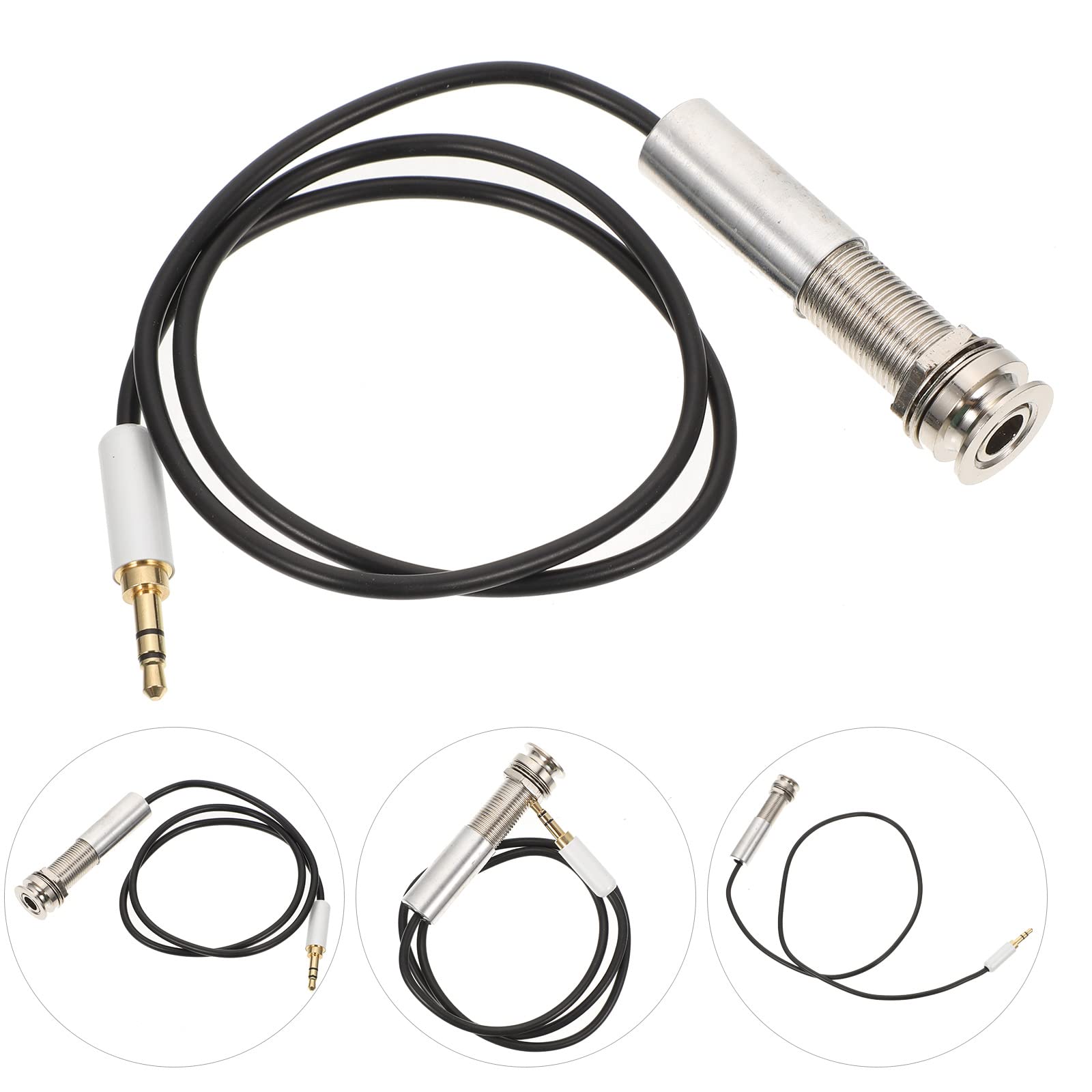 Snapklik.com : Guitar Pickup Cable Piezo Cable Endpin Output Jack ...