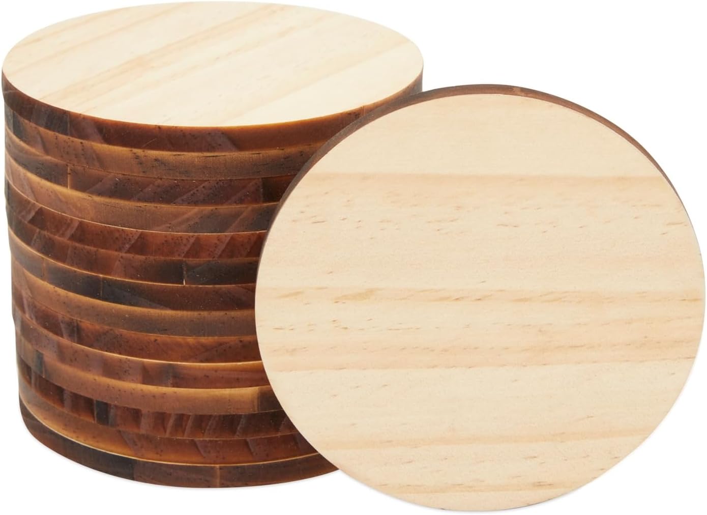 Amazon.com: Bright Creations Unfinished Wooden Circles for Wood Burning ...