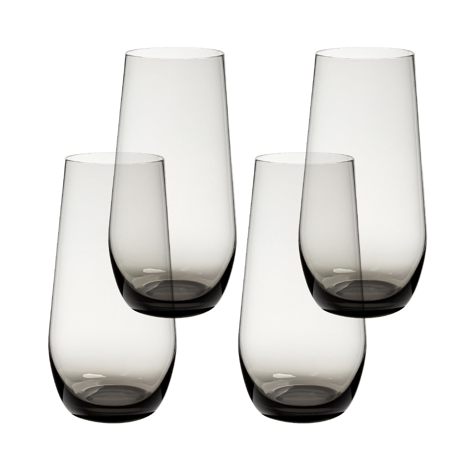 Amazon.com | over&back 19oz Tall Stemless Glassware - Set of 4 Drinking ...