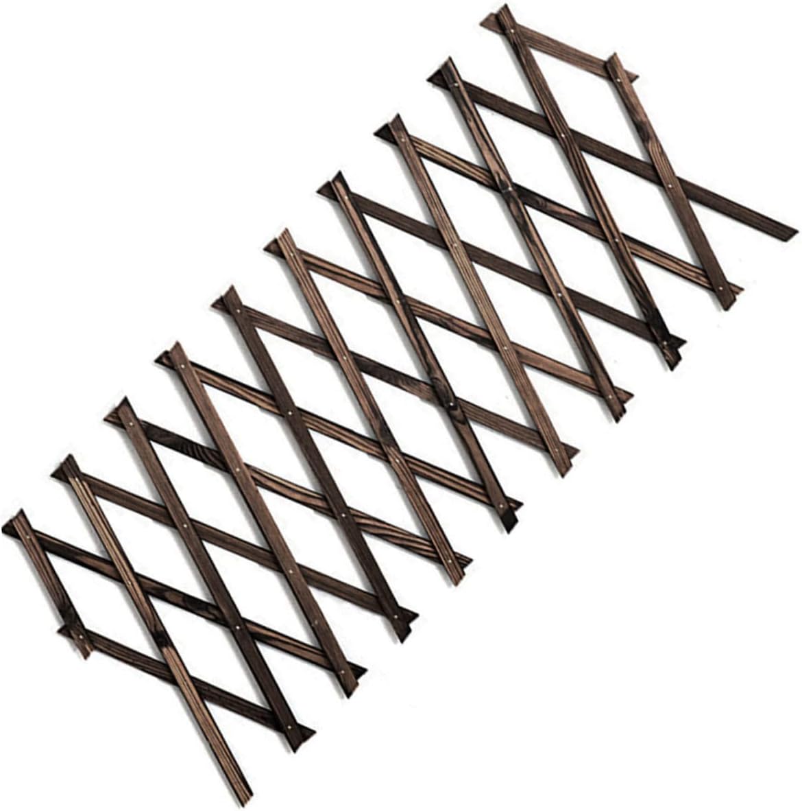 Amazon.co.jp: Yardwe Retractable Wood Fence Vine Wall Planter Fence ...