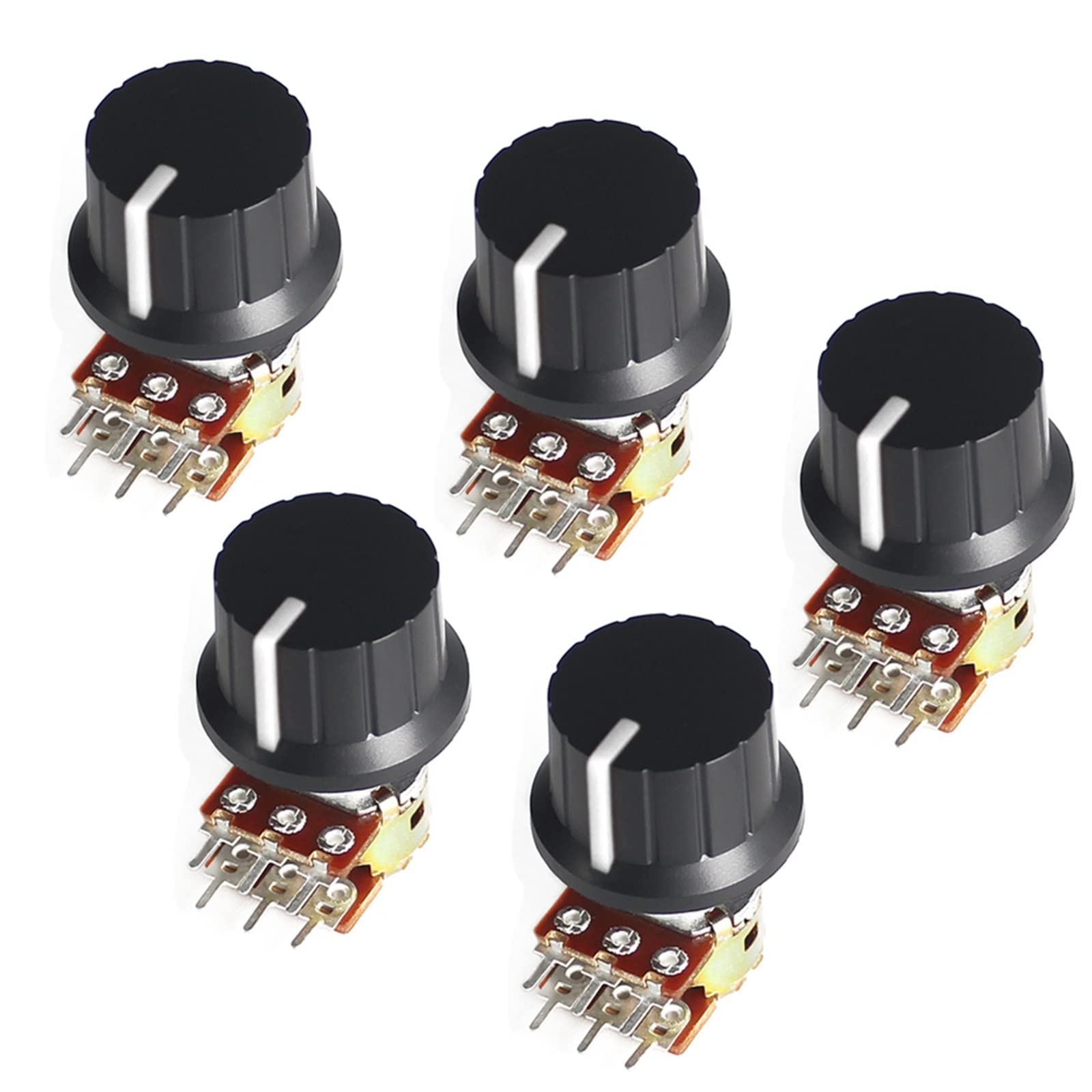 Amazon.com: MXITA 50Set WH148 Linear Potentiometers 15mm 6pin 1K 2K 5K ...