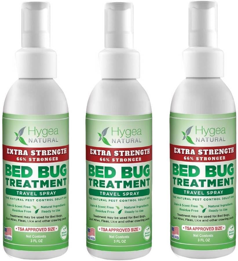 Amazon.com: Hygea Natural Extra Strength Bed Bug & Mite Natural Travel ...