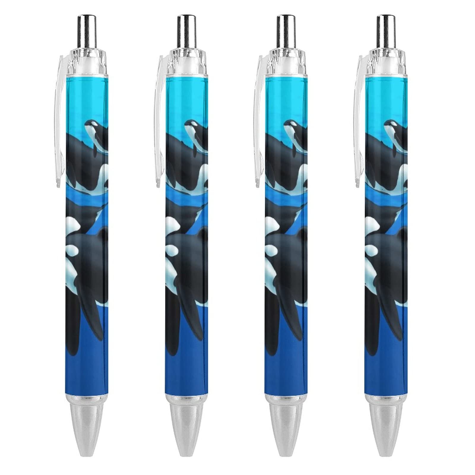 Amazon.com: Orca Killer Whale Ballpoint Pen Retractable Work Pens for ...