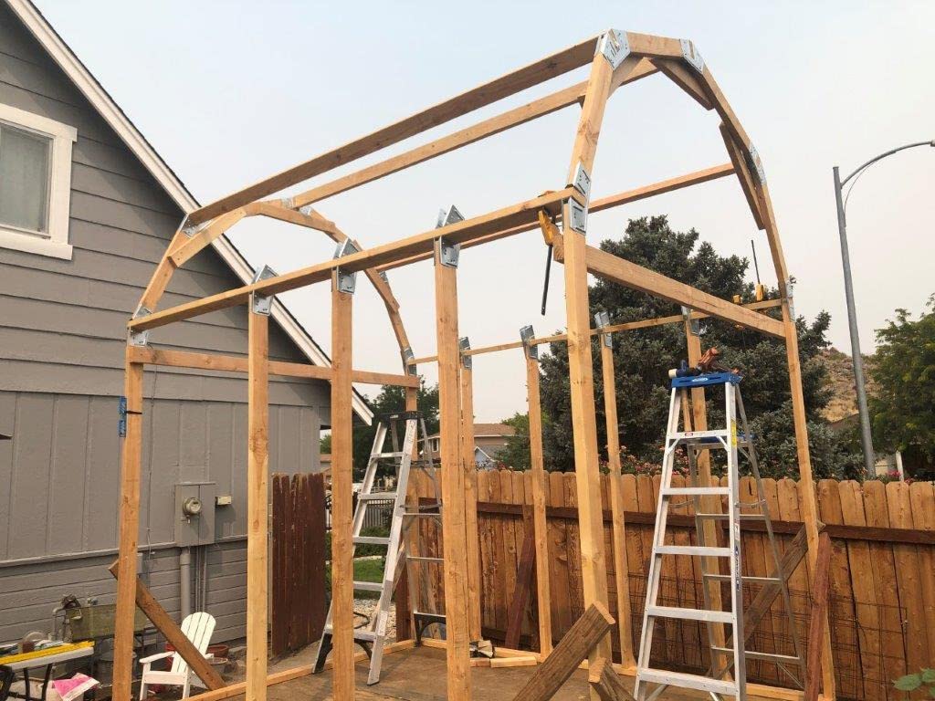 $20/mo - Finance 2x4basics 90190 Custom Barn, 2x4, Shed Kit with Peak ...