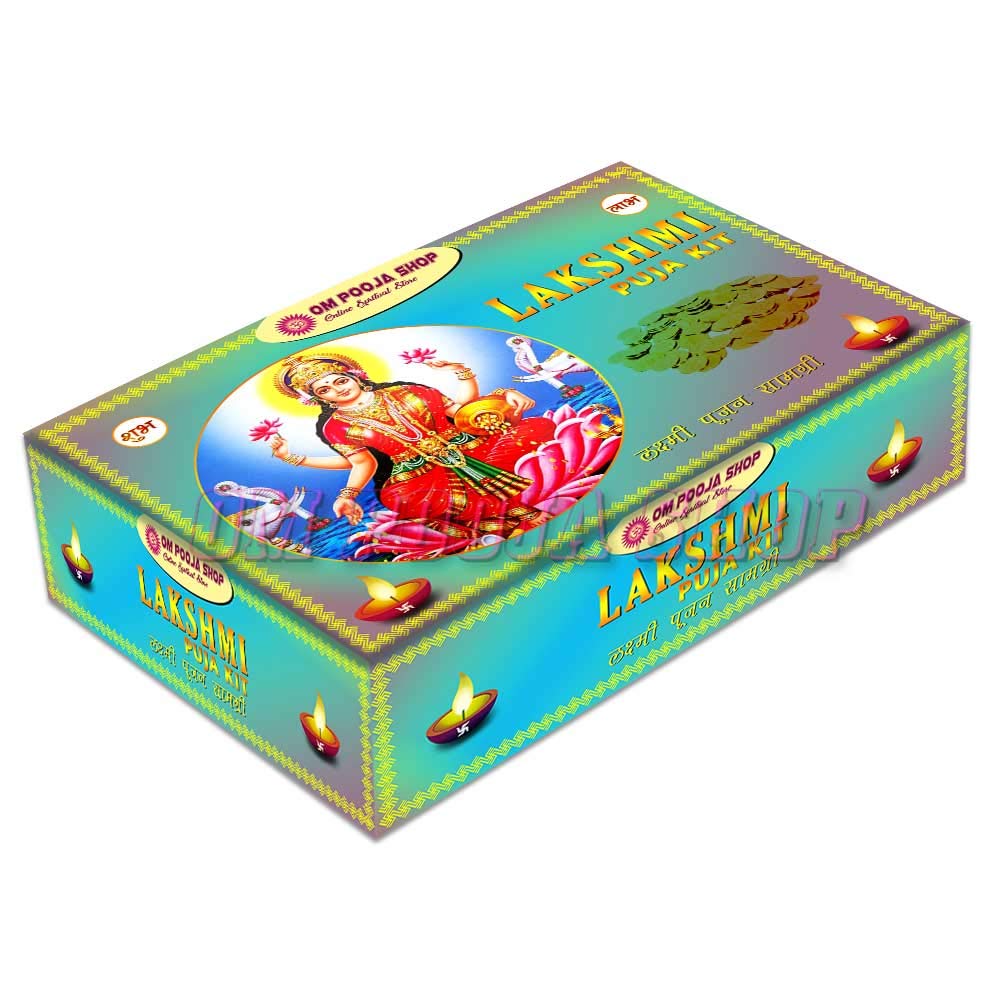 Om Pooja Shop Lakshmi Puja Kit Pooja Samagri for Hindul Goddess Laxmi ...