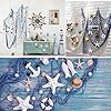 DETENE 22 Pcs Nautical Fishing Net Wall Hanging Decor 2M*1.5M ...