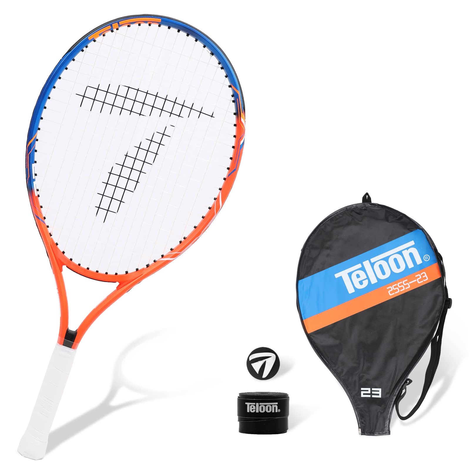 Teloon Kids Tennis Racket, 19"-25" Inch Youth Tennis Racquet with Cover ...