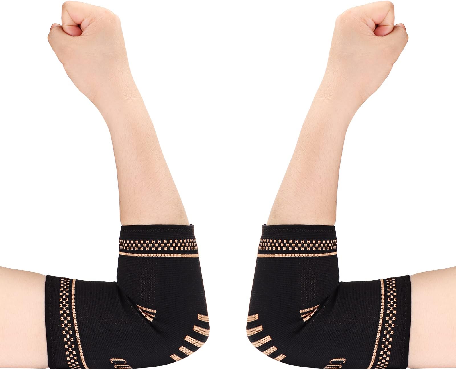 Amazon.com: Seitaku Elbow Brace Elbow Compression Sleeve Men Women 2 ...