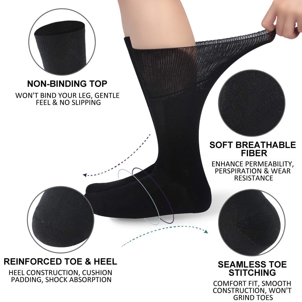 Snapklik.com : Padded Diabetic Socks, Unisex Dry-fit Extra Large Thick ...