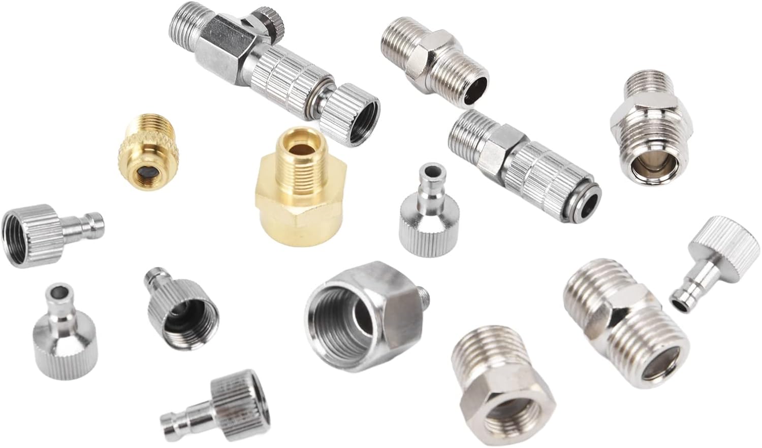 Amazon.com: 15 Pack Nozzle Adapter Kit Nozzle Set Stainless Steel ...