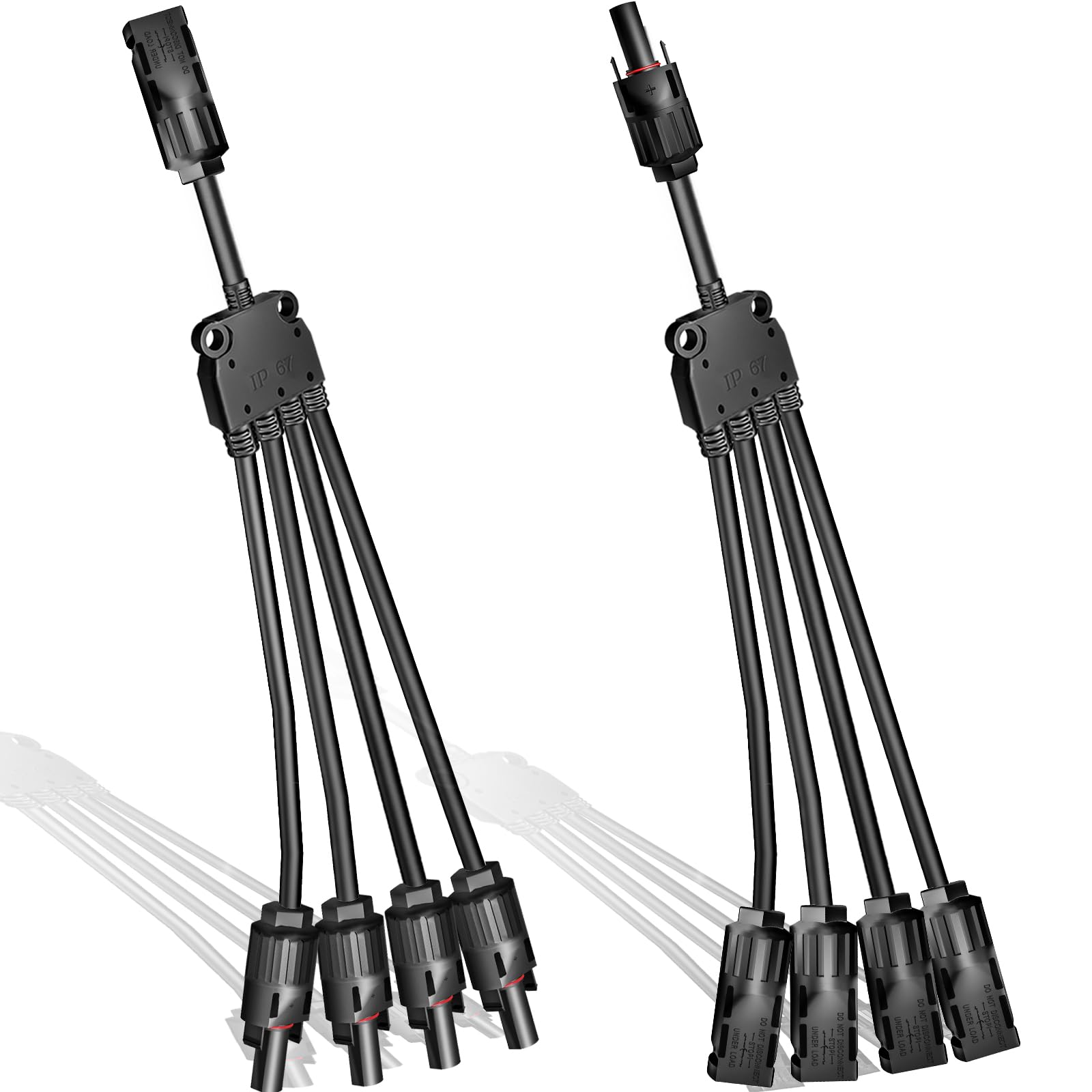 Snapklik.com : Solar Connectors Y Branch Parallel Adapter Cable Wire ...