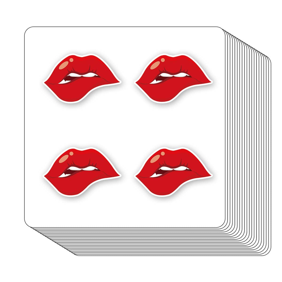 Amazon.com: Sexy Lips Love Stickers 1in for Scrapbooking, Arts, Craft ...