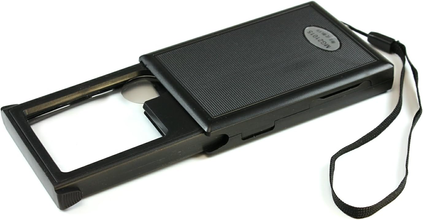 Carson PO-55 MiniBrite 5x Pocket Magnifier with Built-In LED Light and ...