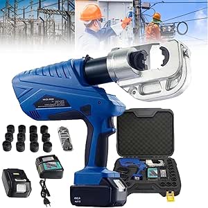 Amazon.com: ZIRRFA Electric Hydraulic Crimping Tool,Performance Cable ...