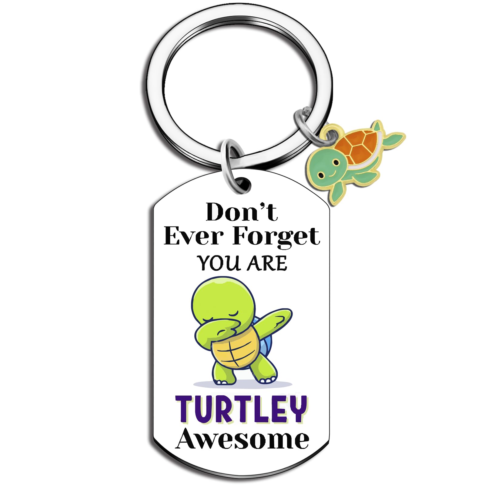 isiyu Cute Turtle Key Chain Gifts Funny Animal Keychain With Turtle for ...