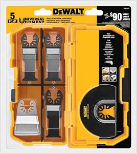 DEWALT Oscillating Tool Blades Kit, 5-Piece (DWA4216) - Power Saw ...