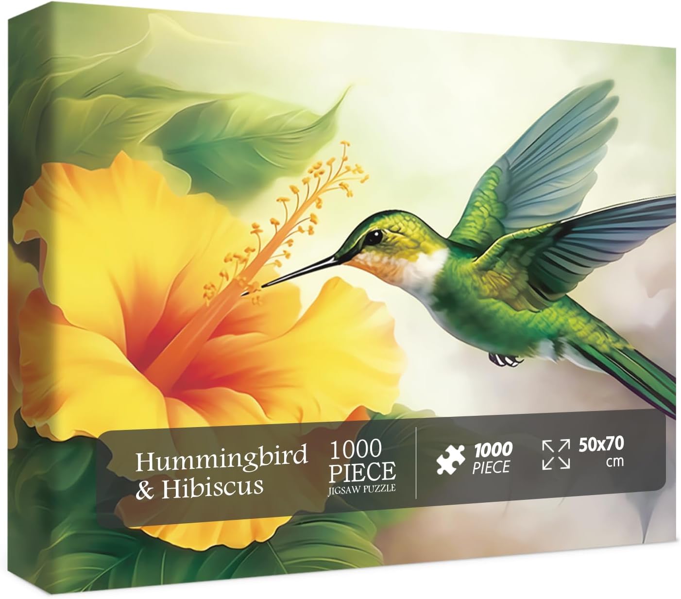 Amazon.com: Hummingbird Picking Flowers Puzzles for Adults 1000 Pieces ...