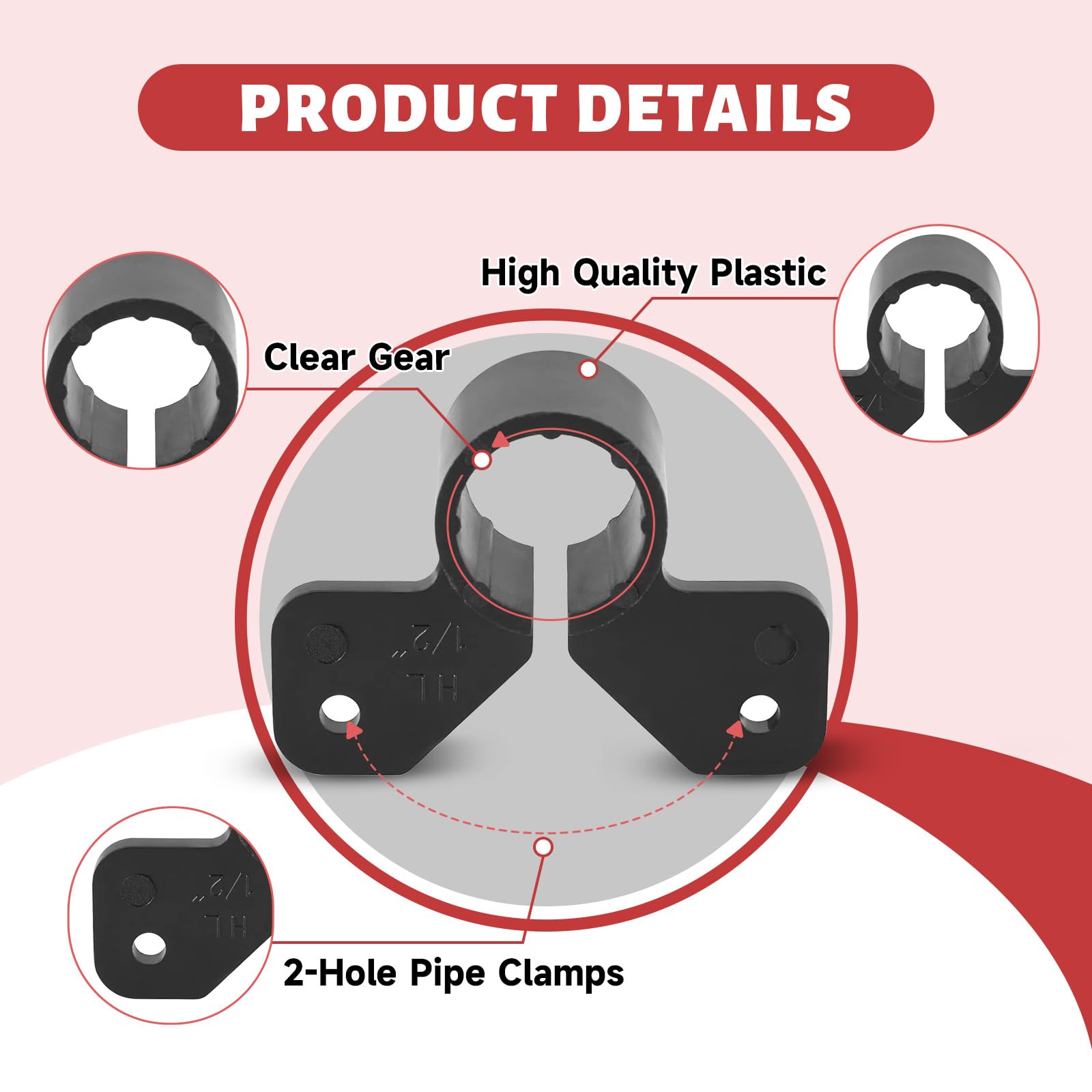 Snapklik.com : 20-Pack EFIELD 1/2-inch Suspension Pipe Clamps For Pex ...