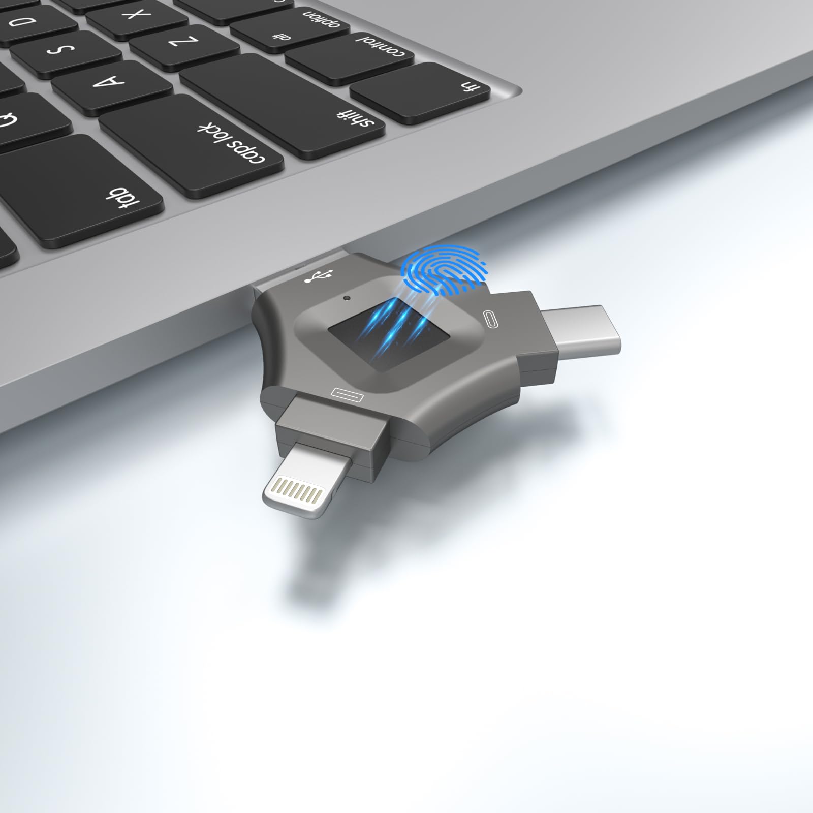 Amazon.com: DINGBAI 256GB, Fingerprint Unlocked Flash Drive, Secure ...