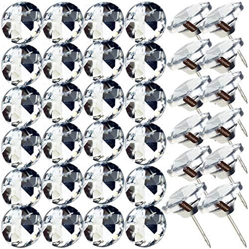 Amazon.com: 30 Pieces Rhinestone Crystal Buttons Diamond Crystal ...