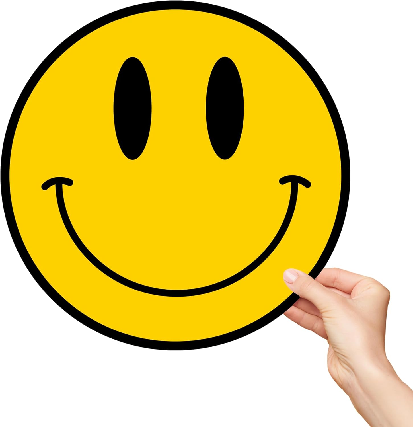 Amazon.com: Smiley Face Decal Sticker 12×12 – Waterproof UV-Coated ...