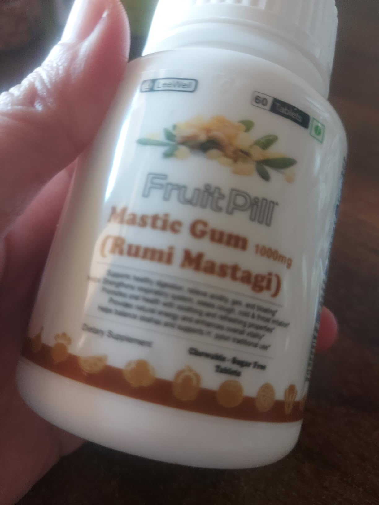 Fruitpill Mastic Gum Chewable Tablets | Pistacia Lenticus | Rumi ...