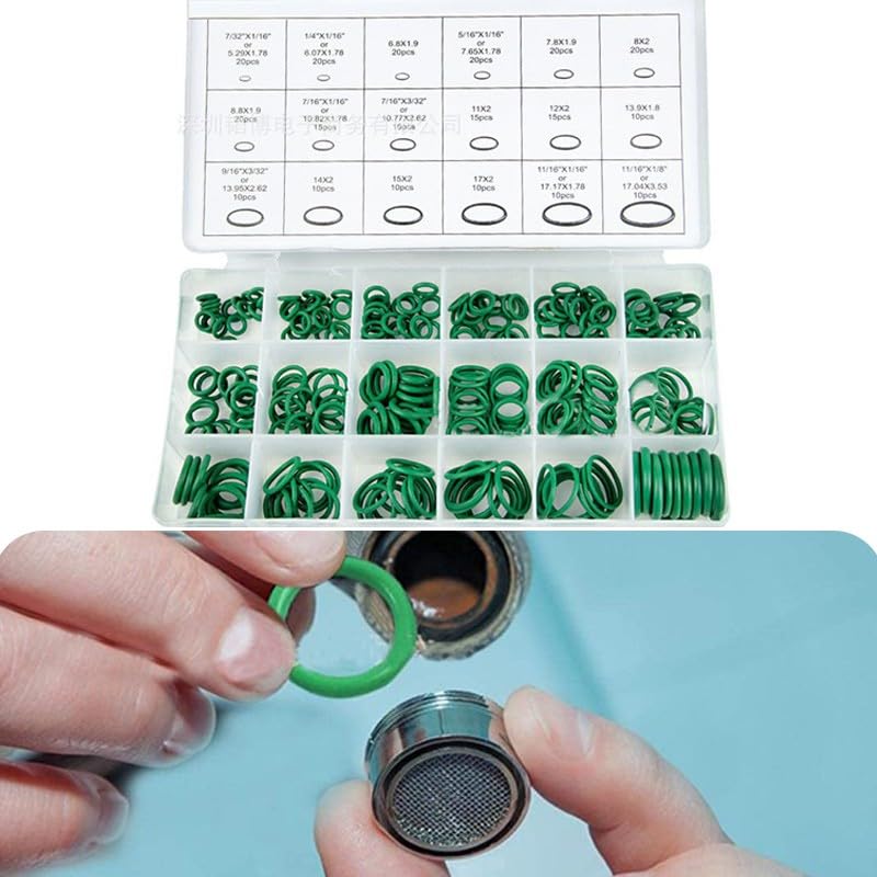 Amazon.com: Ajxn 270 PCS Car O-ring Rubber Ring Kit, Air Conditioning ...