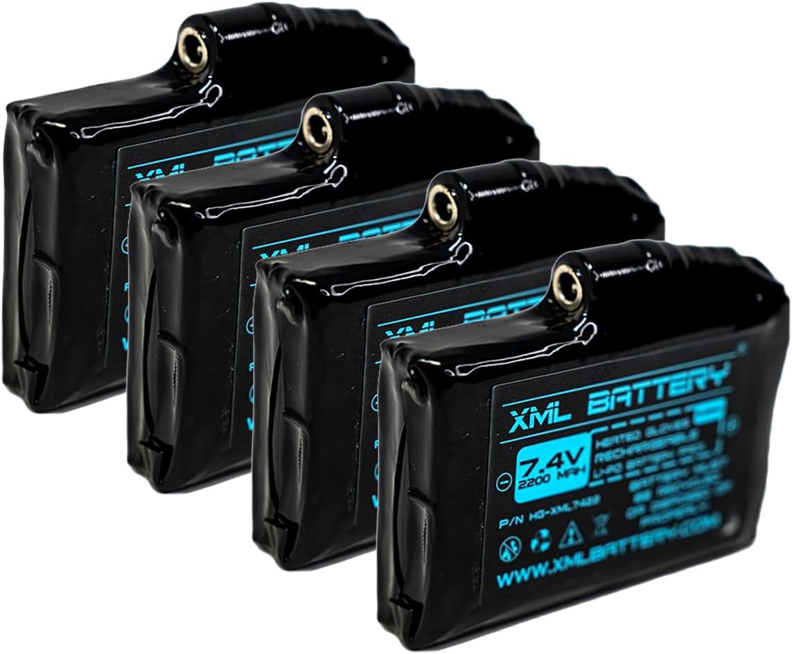 Amazon.com: (4 Pack) Thermal 7.4v 2200mAh Electric Rechargeable Lithium ...