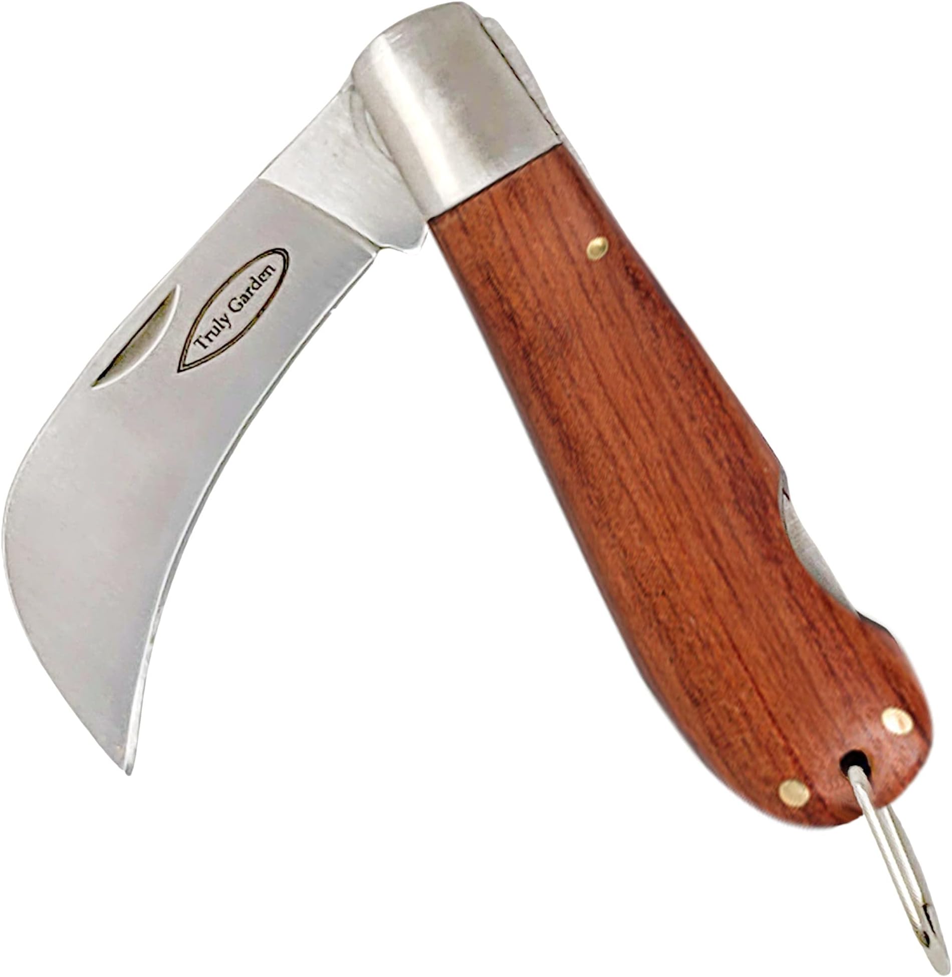 Amazon.com : Folding Garden Knife. This Hawkbill Blade is Curved Making ...