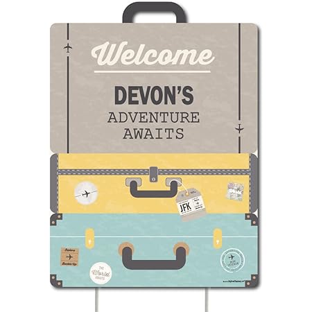 Amazon.com : World Awaits - Party Decorations - Travel Themed Bridal ...