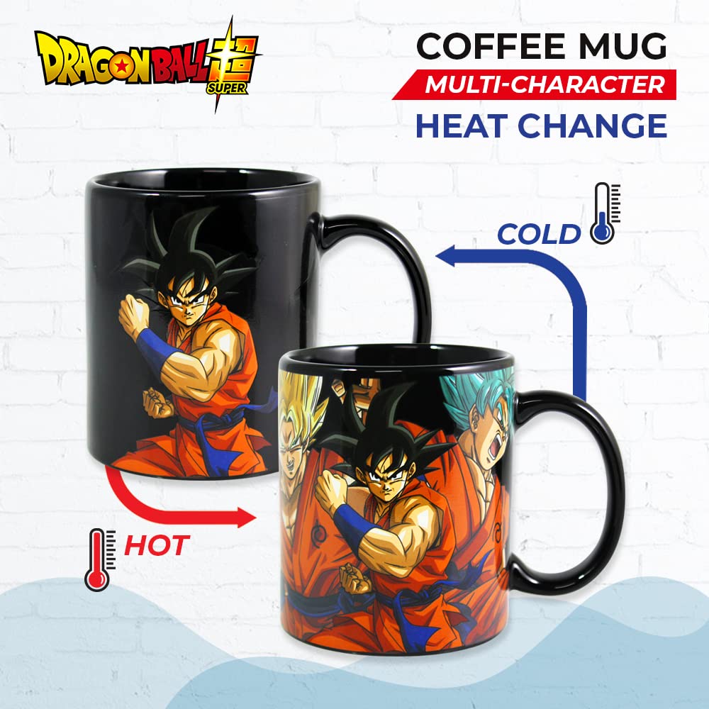 Snapklik.com : Dragon Ball Super Goku Heat Changing 11oz Ceramic Coffee Mug