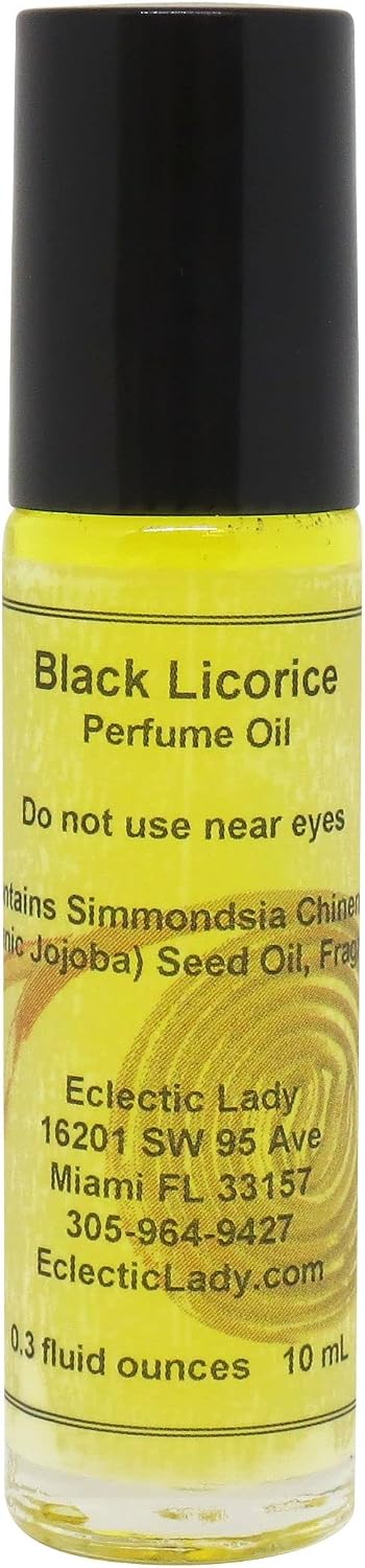 Amazon.com : Eclectic Lady Black Licorice Perfume Oil, 0.3 Oz Portable ...