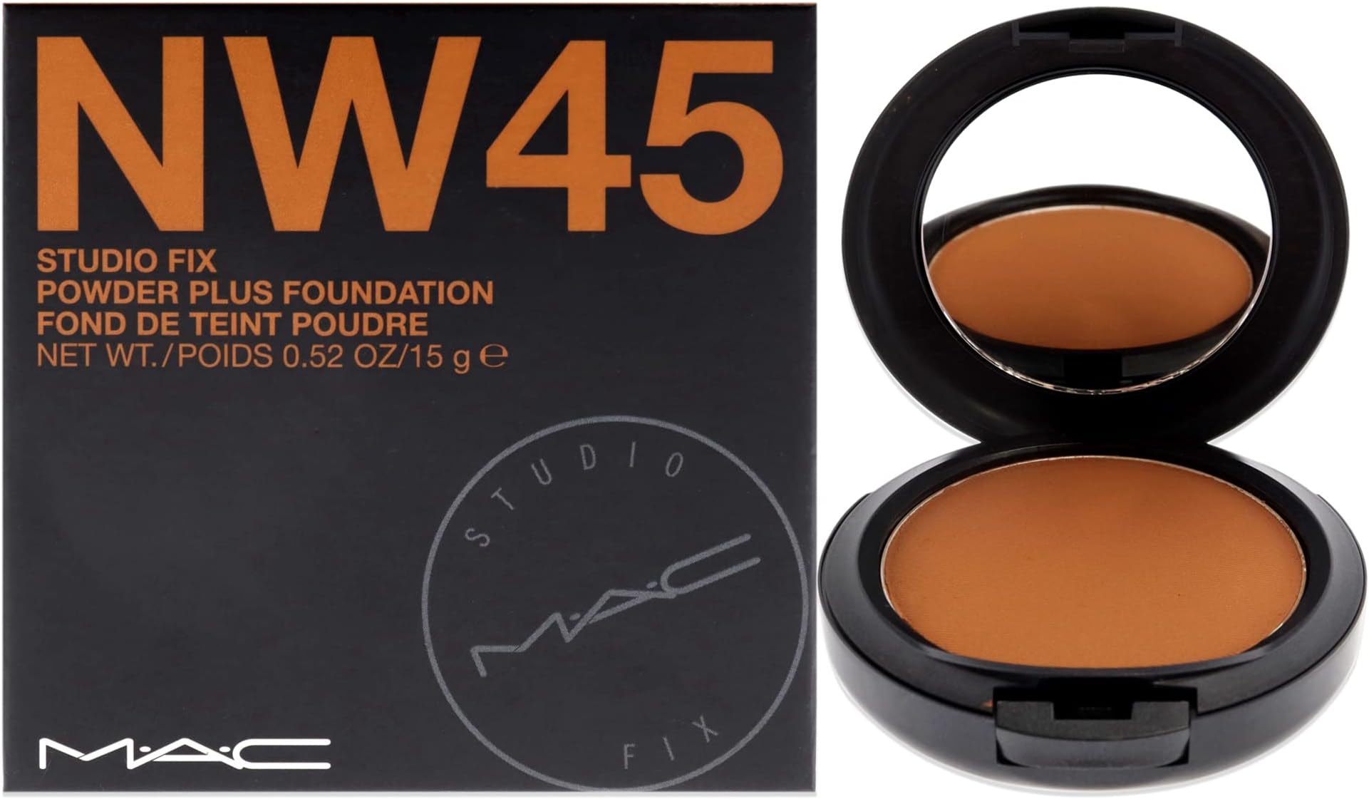 Amazon.com : MAC - Studio Fix Powder Plus Foundation - NC50 15g/0.52oz ...