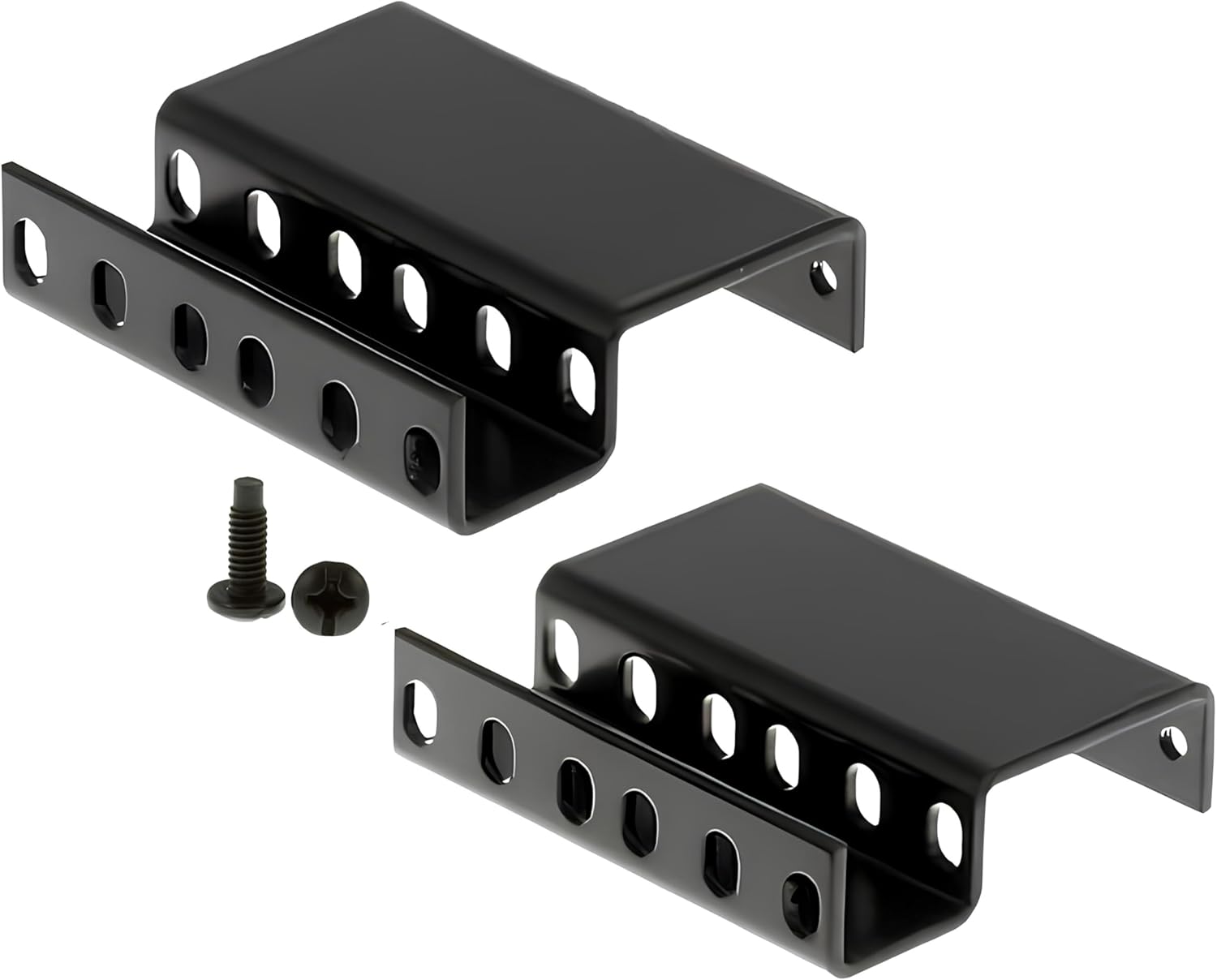 Amazon.com: CablesAndKits - (2RU) Recessed Rack Adapter - 3" Extension ...