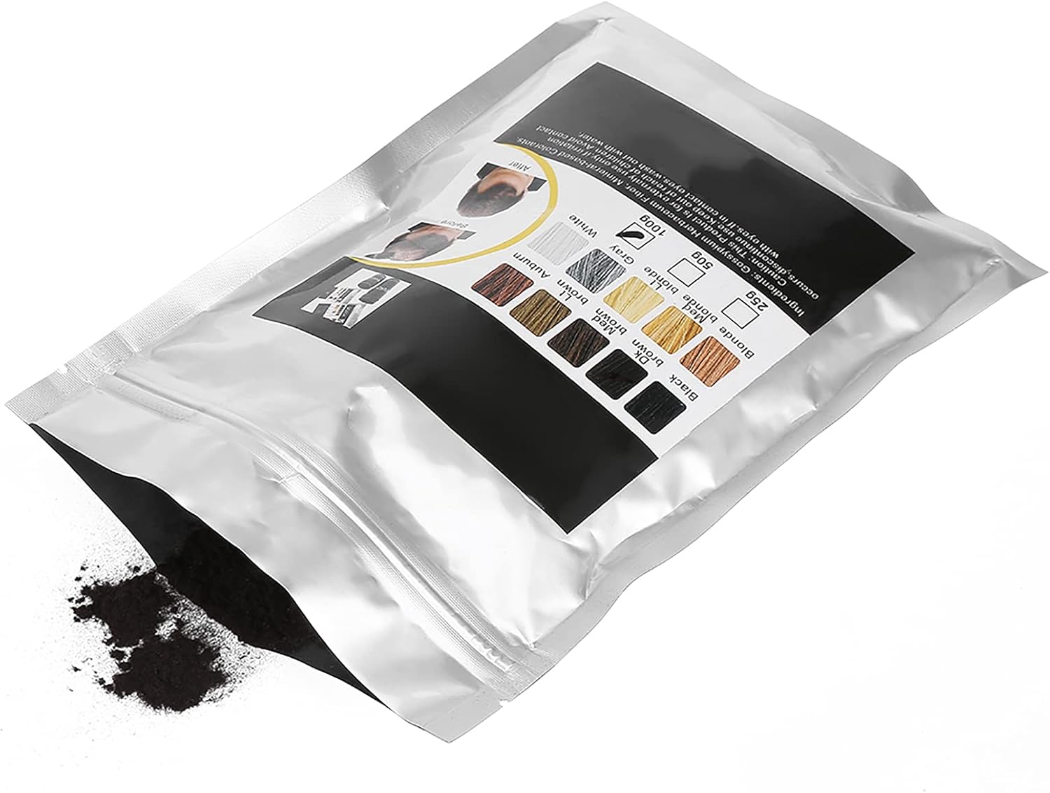 100g Hair Building Fibres Powder - Refill, Hair Thickener Hair Loss ...