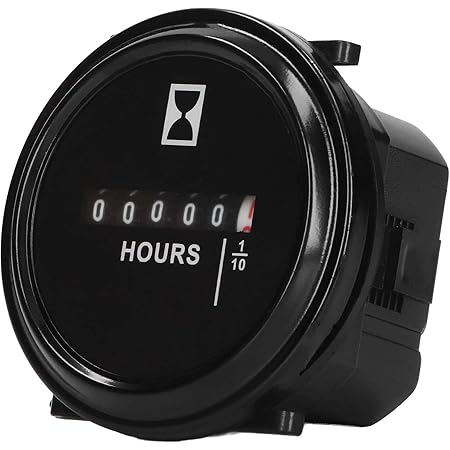 Amazon.com: Ezweiji Hour Meter, DC 6V to 80V Hour Meters for Small ...